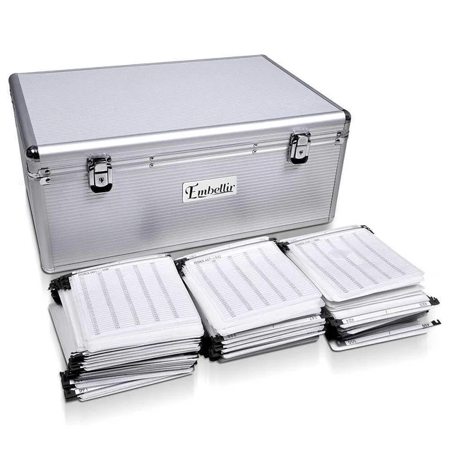 EMBELLIR CD CASE DVD Cases Storage Box 1000 Discs Aluminium Case DVD ...