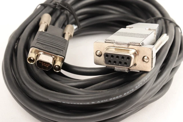 NULL MODEM MICRO-DB9 To DB9/F Serial Cable 25' 038-003-084 A07 $117.18 ...