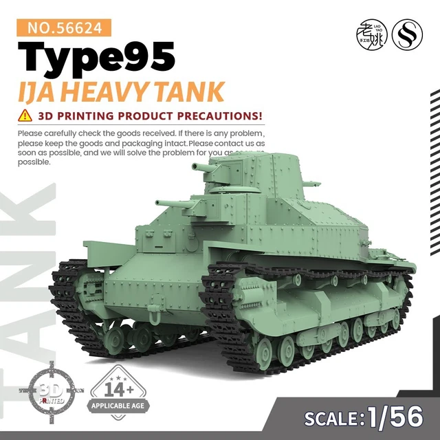 SS56624 1/56 28MM Military Model Kit IJA Type95 Heavy Tank EUR 31,01 ...