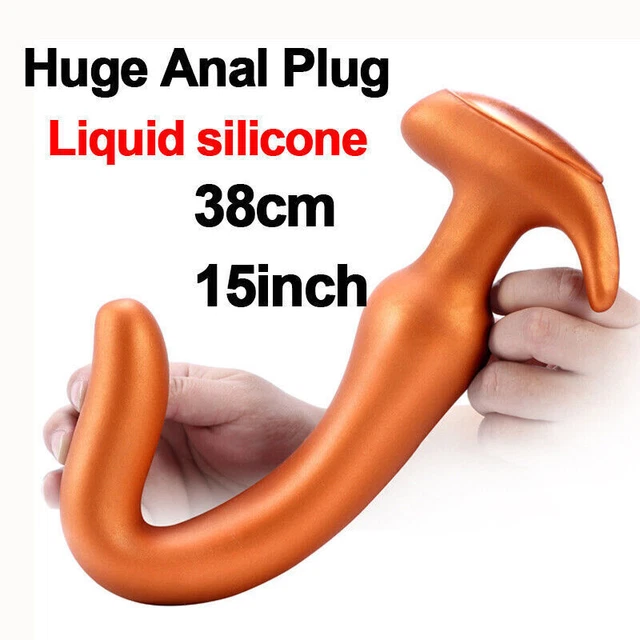 12INCH-SUPER-LONG-SILICONE-ANAL-VAGINA-BIG-DILDO-DILATOR-BUTT-PLUG-SEX-WOMEN MEN EUR 29,38 ...