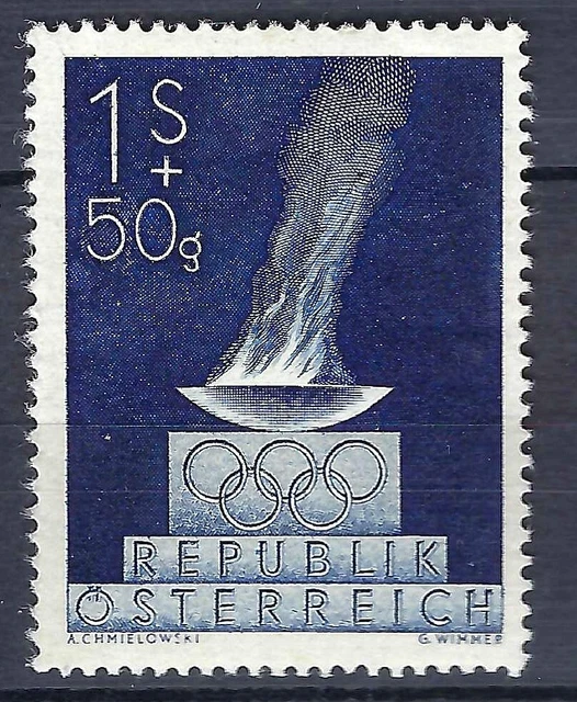 ÖSTERREICH 1948: POSTFRISCH MiNr.: AT 854; ANK:863 Olympische Spiele ...
