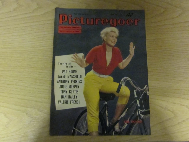 JULY 13TH 1957, PICTUREGOER, Kim Novak, Jayne Mansfield, Valerie French, P Boone £4.50 - PicClick UK