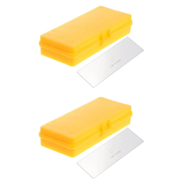 2 COUNT MICROSCOPE Calibration Slide Ruler Platform Micrometer Glass £ ...