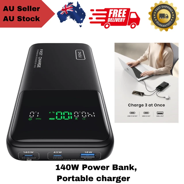 140W POWER BANK, 27000Mah High Capacity Laptop Portable Charger,Fast ...