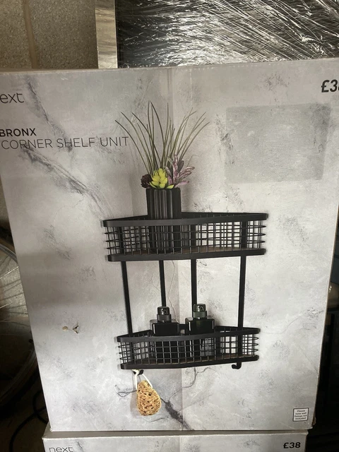 NEXT BRONX CORNER Shelf Unit For Bathroom. £9.99 - PicClick UK