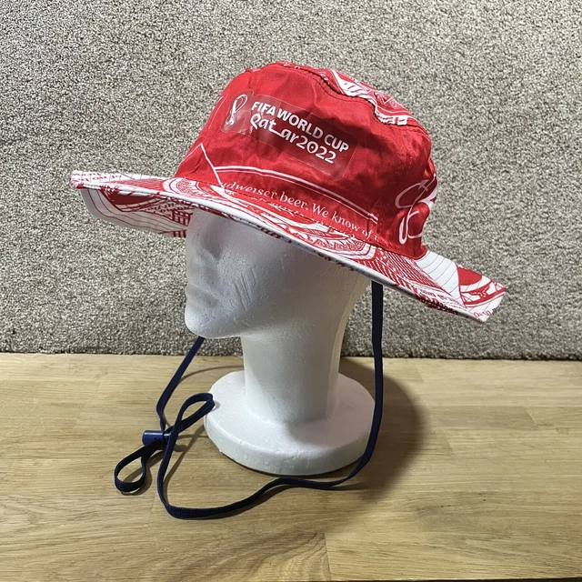 BUDWEISER FIFA WORLD Cup Qatar 2022 Boonie Hat Red Bucket Hat £6.99 ...