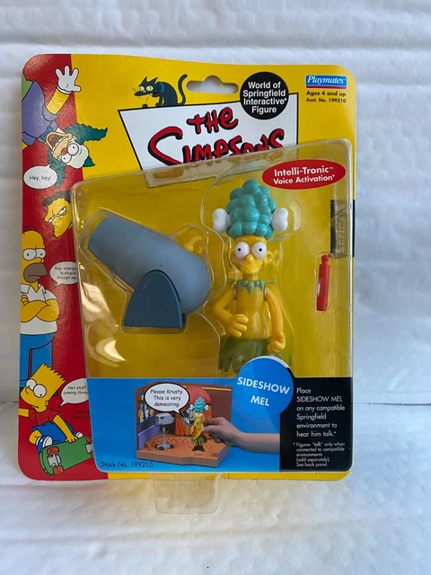 NUEVO EN CAJA Playmates Interactive The Simpsons Serie 5 Sideshow Mel ...