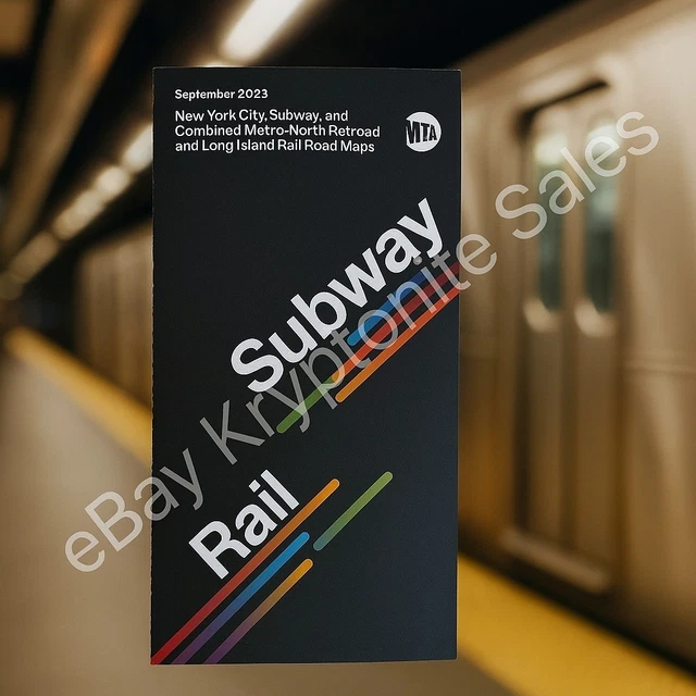 2025 NEW VERSION MTA NYC Subway Train Map 23x32" with Free Cool ...