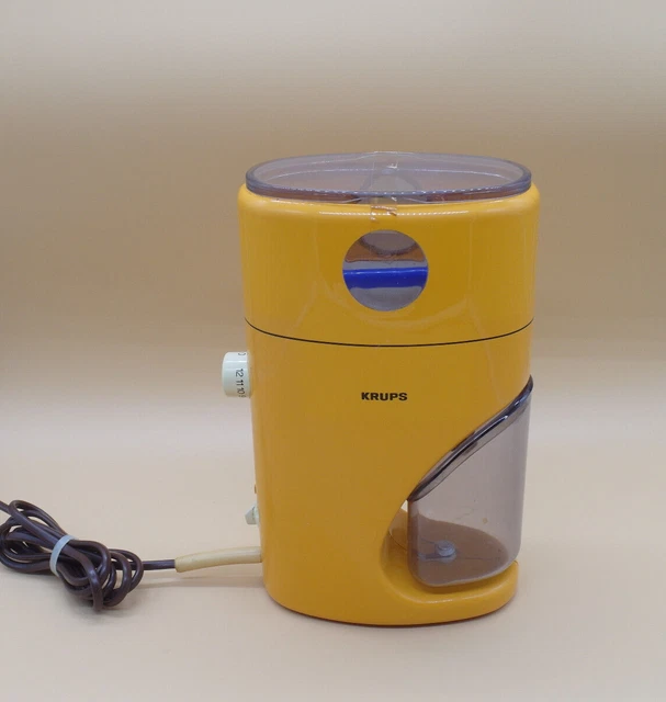 70ER KRUPS elektrische Kaffeemühle Vintage Typ 223 Coffina Orange Space ...