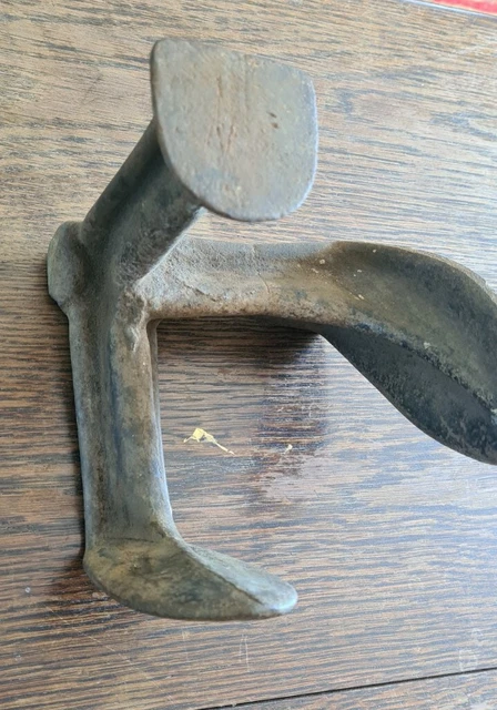 ANTIQUE CAST IRON Cobblers Shoe Last Anvil Doorstop £15.00 - PicClick UK
