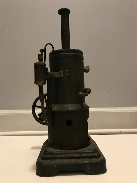 ANTIQUE RARE VERSION of German Stationary model steam engine toy by ...