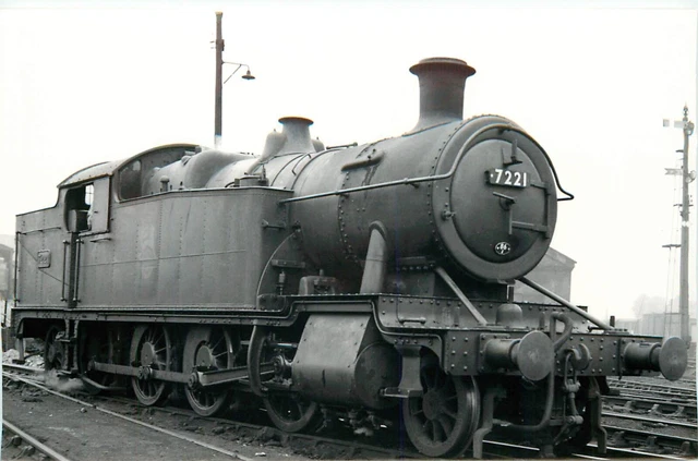 PHOTOGRAPH GWR 7221 Steam Locomotive Swindon Works (GWR) 6x4 £6.97 ...