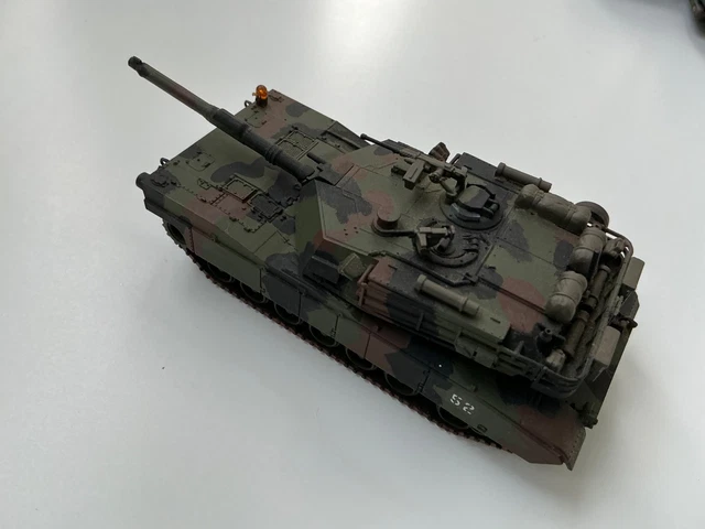 ROCO MINITANKS 1:87 US-Army Kampfpanzer Abrams Tarn Gesupert Bemalt EUR ...