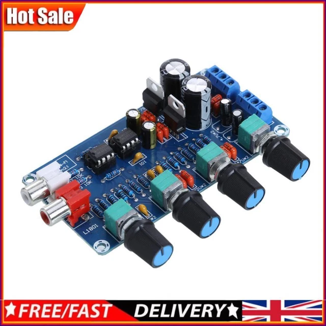 NE5532 OP-AMP HIFI Amplifier Preamplifier Volume Tone EQ Control Board ...