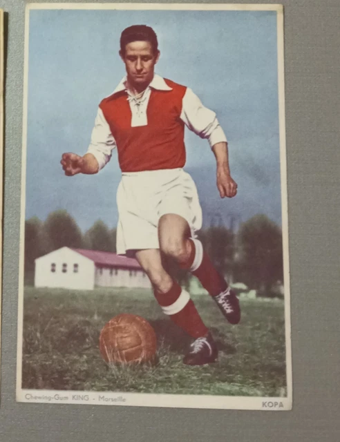RAYMOND KOPA CARD Stade De Reims Chewing Gum King Marseille 1960 EUR 10 ...