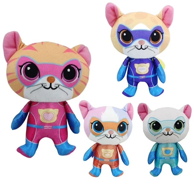 4X SUPER KITTIES Disney Cuddly Plushie Plush Toy Ginny Bitsy Sparks ...