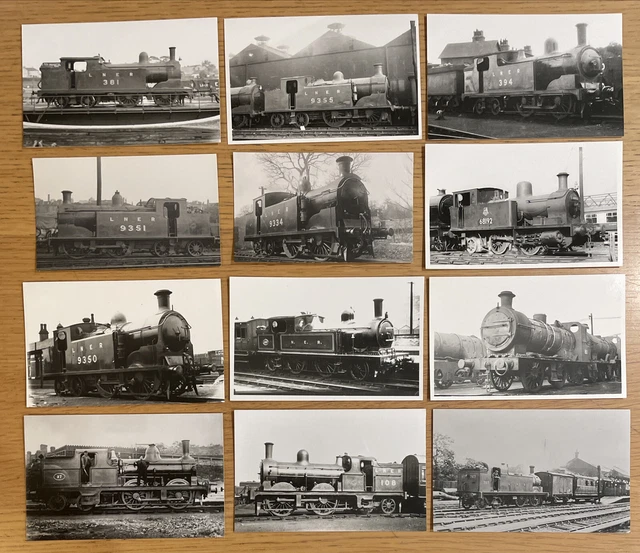 LNER RAILWAY LOCOMOTIVE PHOTOGRAPH LOT (12) kittybrewster doncaster ...