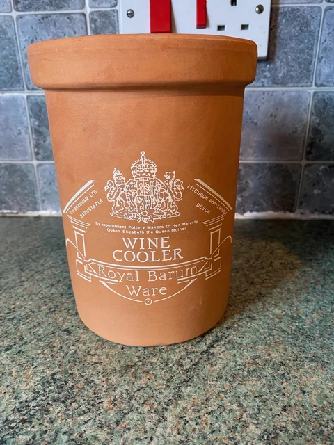 TERRACOTTA WINE COOLER Bottle Holder Royal Barum Ware £13.99 - PicClick UK