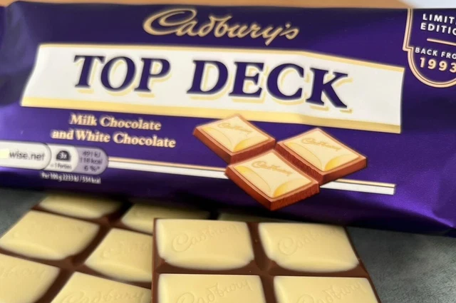 NEW LIMITED EDITION Cadbury’s Top Deck Bars 2x 110g Bars £10.00 ...