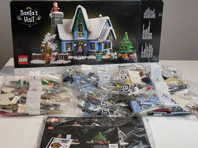 LEGO ICONS: SANTA’S Visit (10293) NEW / OPEN BOX / SEALED BAGS / PARTS ...