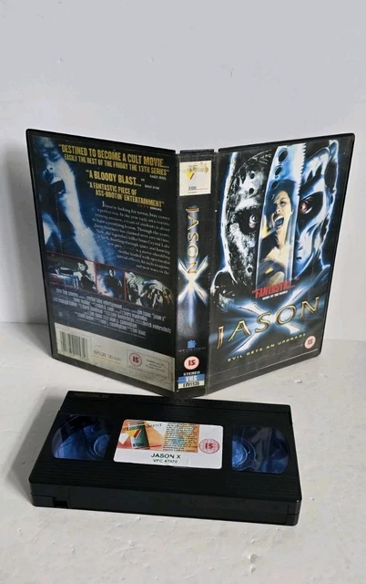 JASON X FRIDAY The 13th VHS Video Tape Horror £25.99 - PicClick UK