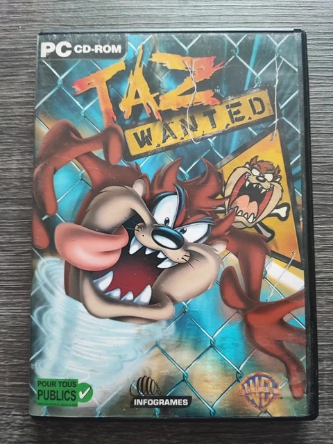 TAZ WANTED JEU pc avec notice EUR 11,99 - PicClick FR