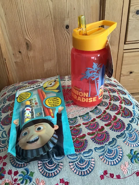 BUNDLE DESPICABLE ME Minion Mayhem Bob Soft Plush Toy Paradise Cup ...