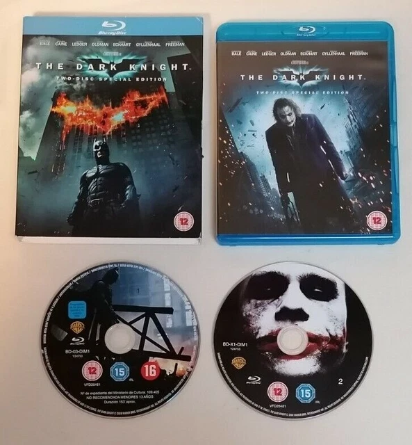 BLU-RAY - THE Dark Knight Blu-Ray 2008 Christian Bale Nolan (DIR) 2 ...