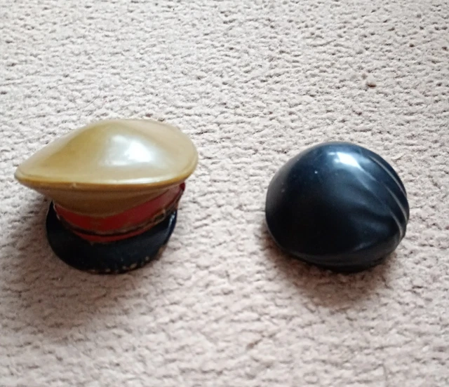 VINTAGE 1970'S/80'S ACTION Man Military Officer's Hat & Tank Commander ...