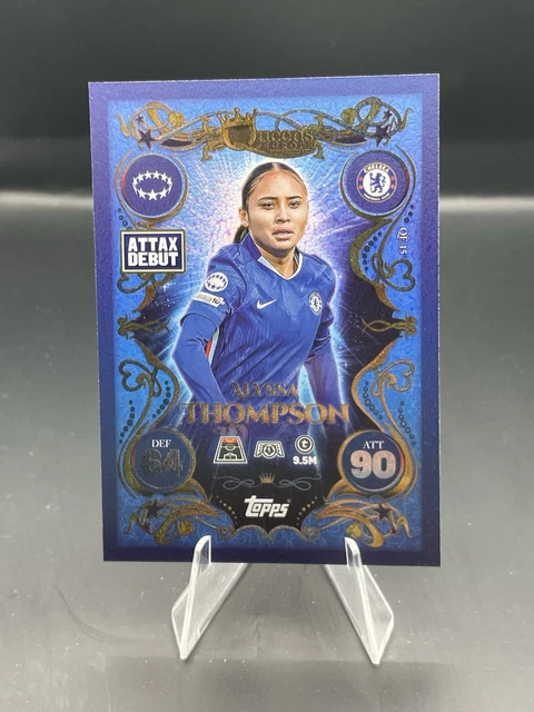 ALYSSA THOMPSON QUEENS Of Europe Match Attax 2025/2026 Topps 25/26 ...