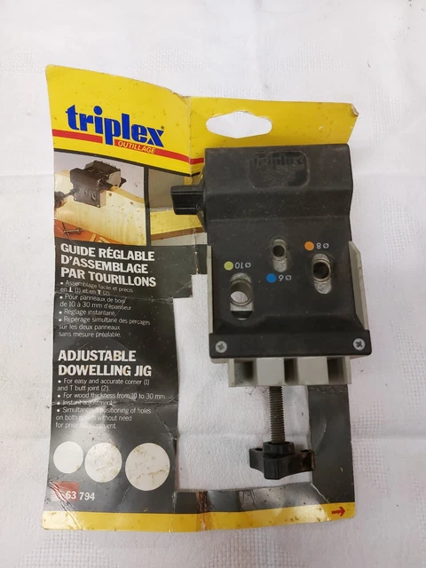 GUIDE DE PERCAGE triplex pour assemblage tourillon 63 794 EUR 20,00 - PicClick FR