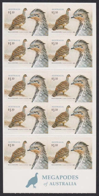 AUSTRALIA - 2022 'MEGAPODES - Malleefowl' Self Adhesive Booklet Mint ...