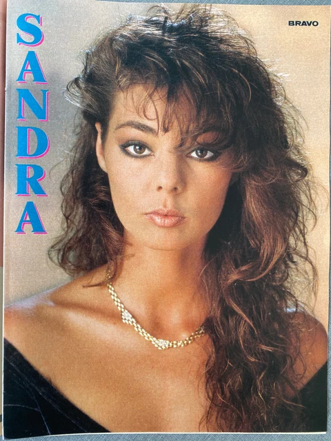 SANDRA LAUER CRETU Bravo Mini Poster DIN A4 + Interview Clipping 1991 ...
