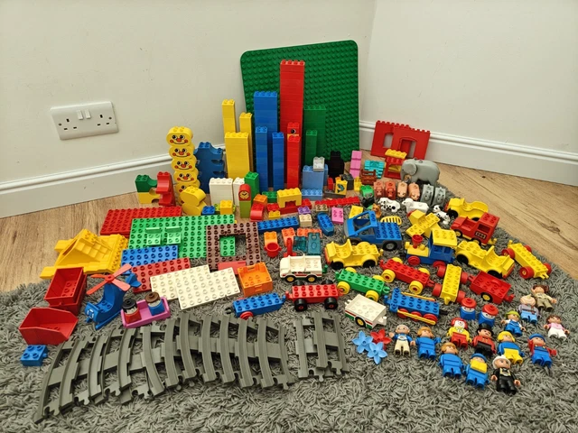 LEGO DUPLO ASSORTED Bundle - Bricks, Figures, Vehicles, Bases, Animals ...
