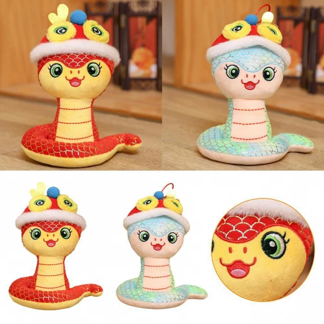 SNAKE PLUSH REALISTIC Chinese Snake Plush 2025 Chinese New Year Snake ...