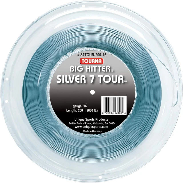 BIG HITTER SILVER 7 Tour Poly Tennis String $249.30 - PicClick AU