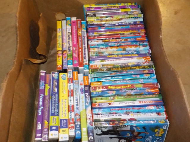HUGE LOT OF 42 Kids Children DVD Movies in Original Cases w Rare Titles ...