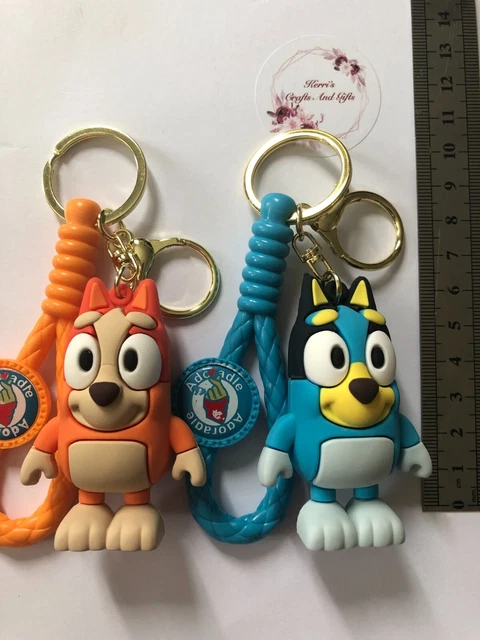 BLUEY CHARACTERS BLUEY & Bingo Keyring Keychain EUR 16,84 - PicClick FR
