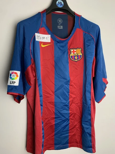 ORIGINAL FC BARCELONA 2004/05 Home Football Shirt XL £70.00 - PicClick UK
