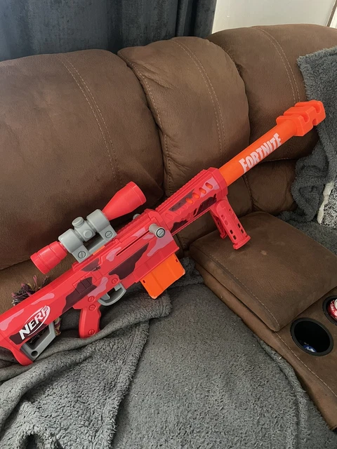 NERF FORTNITE HEAVY SR Dart Blaster Gun Sniper Rare no bullets £30.00 ...