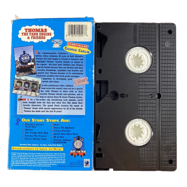 VHS VINTAGE THOMAS The Tank Engine & Friends - Ten Years Of Thomas (VHS ...
