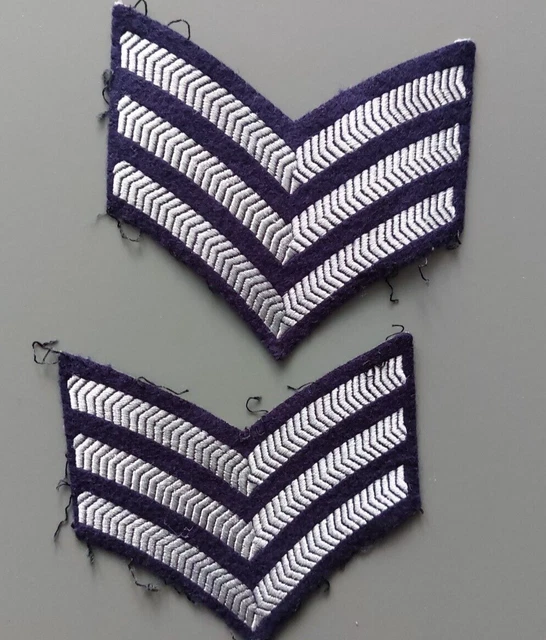 BRITISH ARMY SERGEANT Stripes Future Military Rank 3 Bars Chevrons ...