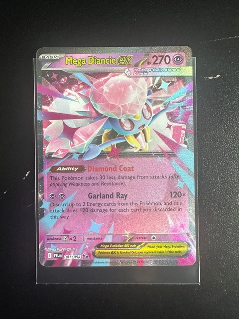 MEGA DIANCIE EX 041/094 – ME Phantasmal Flames – Near Mint Double Rare ...
