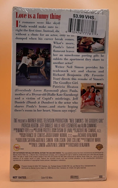 THE GOODBYE GIRL VHS 2004 Patricia Heaton Jeff Daniels **Buy 2 Get 1 ...