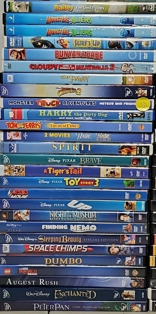 WHOLESALE LOT 100+ DVDs Kids & Family Children's Baby Pixar Disney Elmo Potter $64.45 - PicClick CA