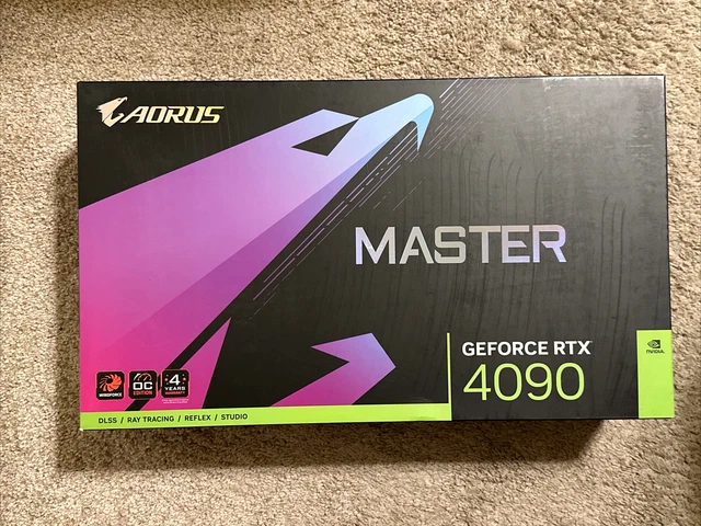 GIGABYTE AORUS GEFORCE RTX 4090 MASTER 24GB GDDR6X Graphics Card - IN ...