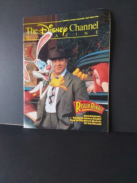 THE DISNEY CHANNEL Magazine May/June 1990 Who Framed Roger Rabbit ...