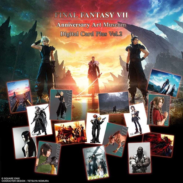 Final Fantasy Vii Tcg Anniversaire Art Musée Numérique Card Plus Vol