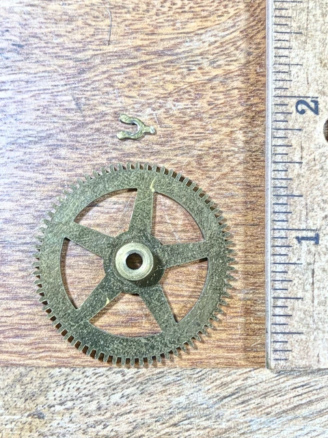 SMITHS ENFIELD CLOCK Movement Large Transmission Wheel (See Pics To ID ...