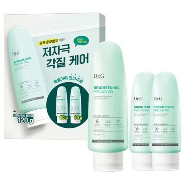 GEL PEELING ÉCLAIRCISSANT Dr.G Gowoonsesang (120 ml 1 unité + 60 ml 2 ...